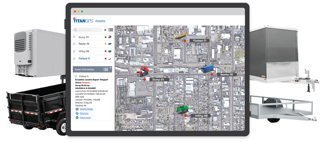 GPS Trailer Tracking for Asset Visibility and Security